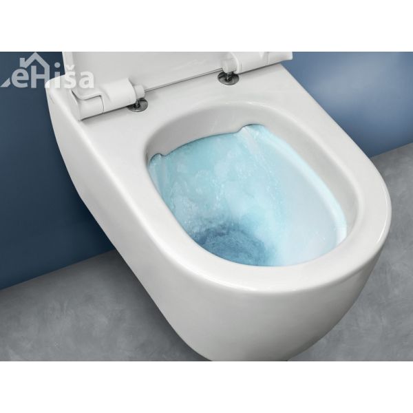 Viseča brezrobna WC školjka FUSION brez stranskih lukenj HATRIA Y1CC01 | eHiša.si